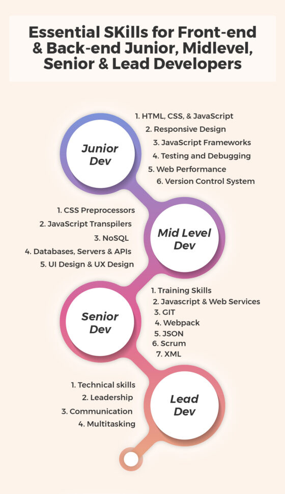 Key Differences Between Junior, Midlevel, Senior, and Lead Developers ...